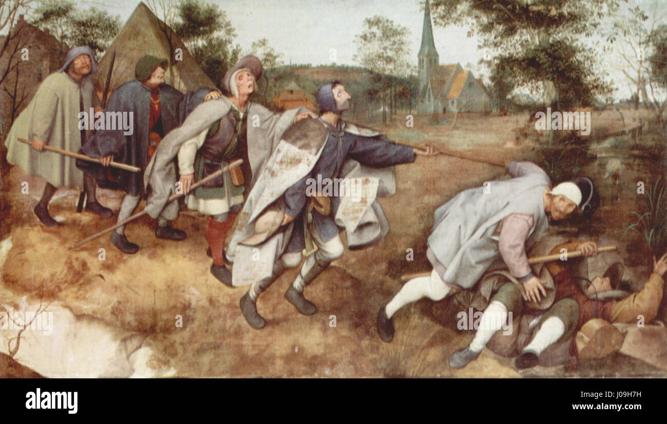 This artwork by Pieter Bruegel the Younger portrays a detailed scene ...