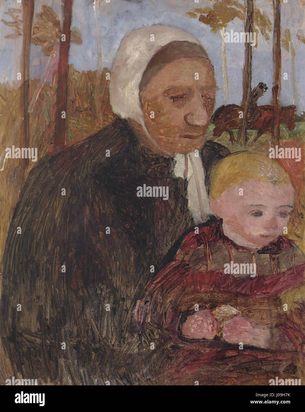 Paula Modersohn-Becker’s 'Bäuerin mit Kind' (Peasant Woman with Child ...