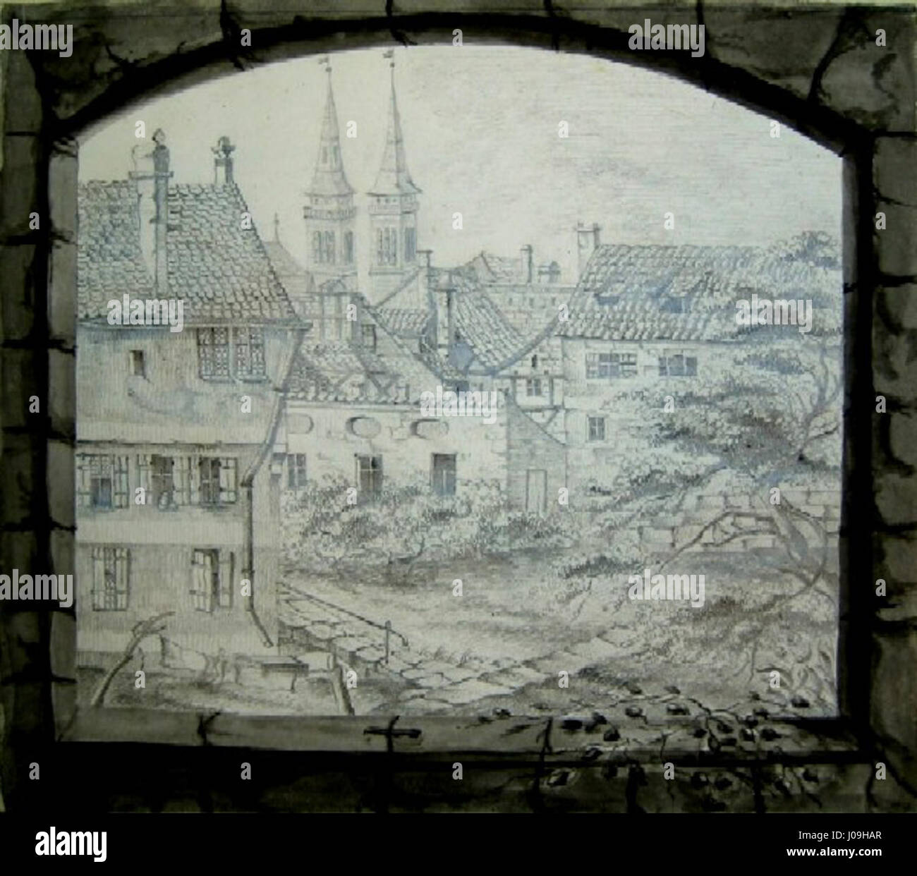 ‘St. Sebald in Nuremberg’ (1828) is an architectural view of the St ...