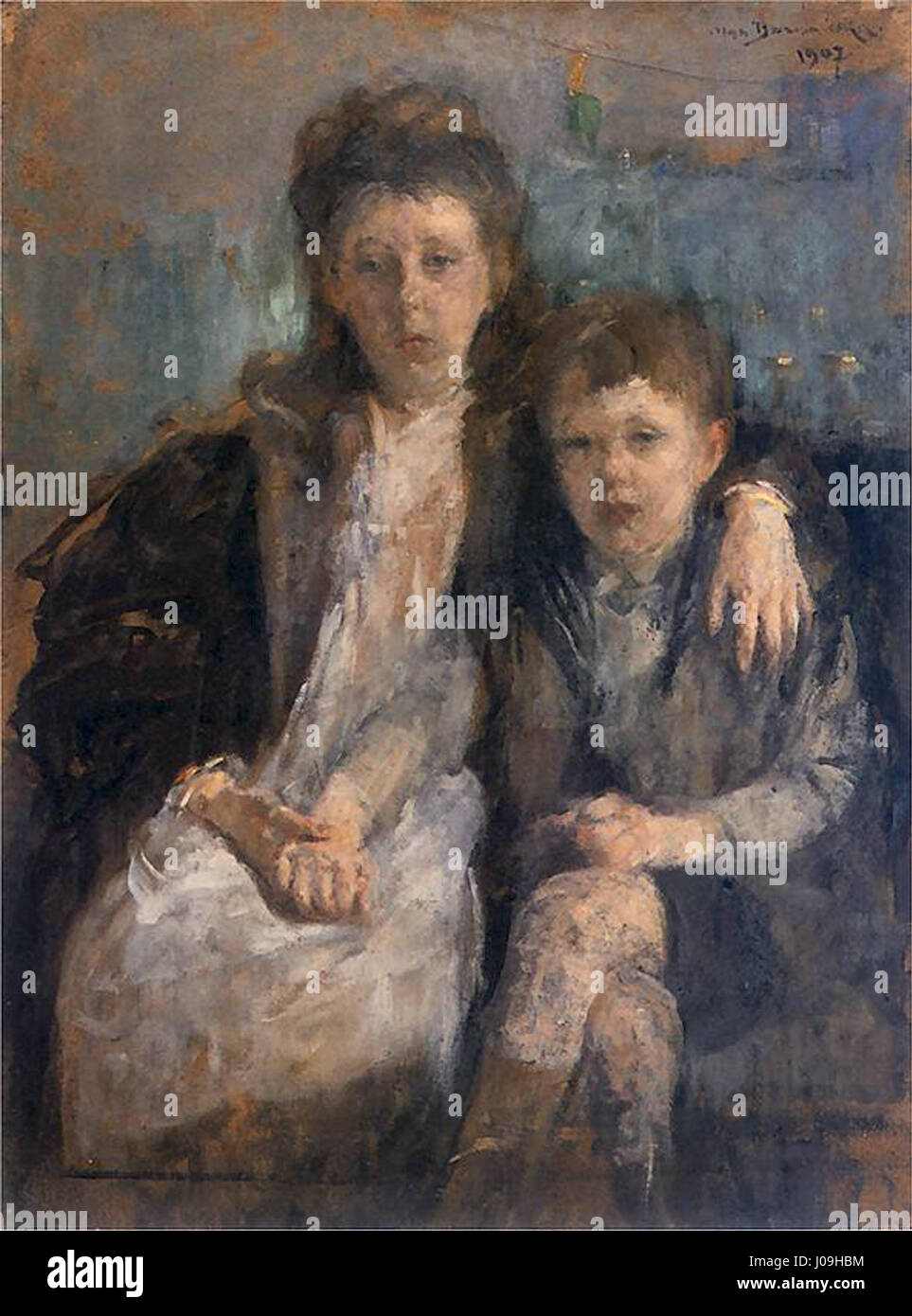 Olga Boznańska’s ‘Portret dzieci’ (Portrait of Children) from 1907 is a ...