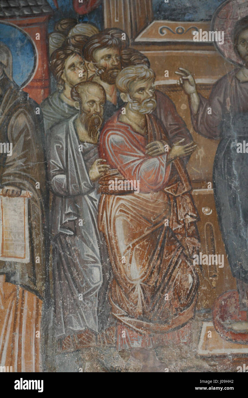 The paintings in St. Demetrius Church at Markova Susica depict scenes ...