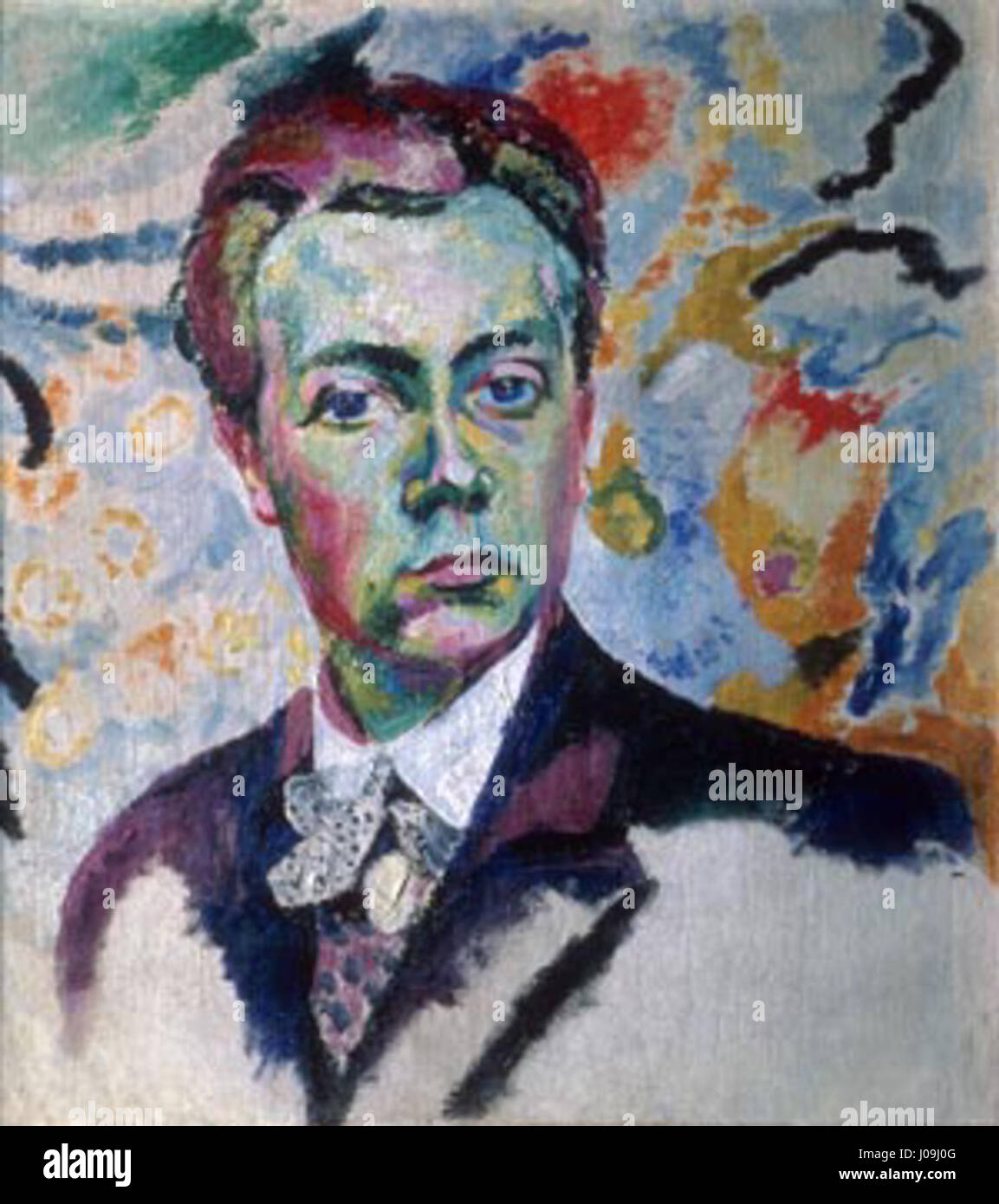 Robert Delaunay's 'Selbstporträt' (Self-Portrait) from 1905-1906 ...