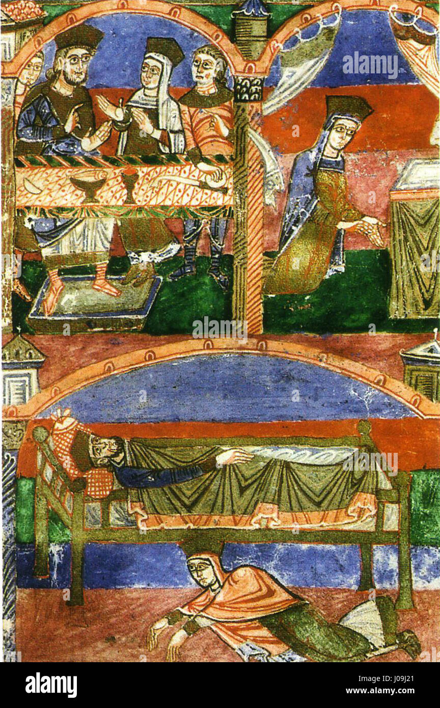 'Radegonde … la table de Clotaire' is a historical painting depicting ...