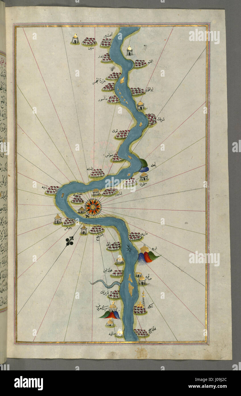 The 1513 Piri Reis map is a famous Ottoman cartographic work showing ...