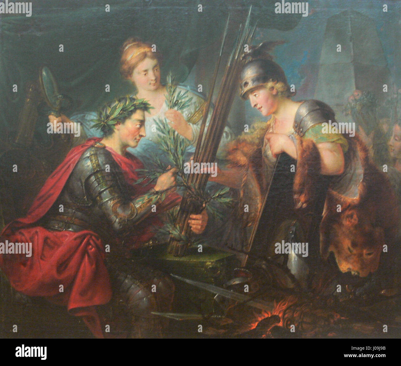 'Rode Allegorie Friedrich Fürstenbund,' created in 1786 by an unknown ...