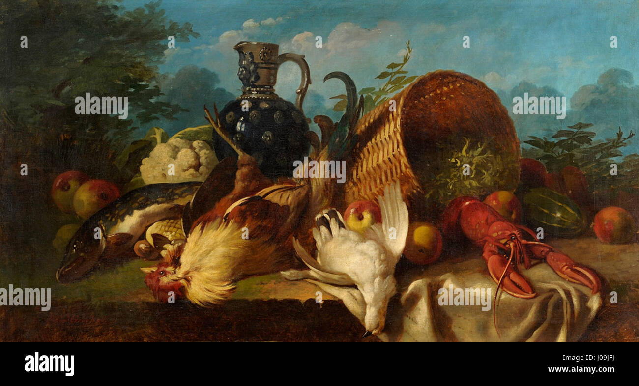 René Grönland's Prunkstillleben (Opulent Still Life) is a detailed and ...