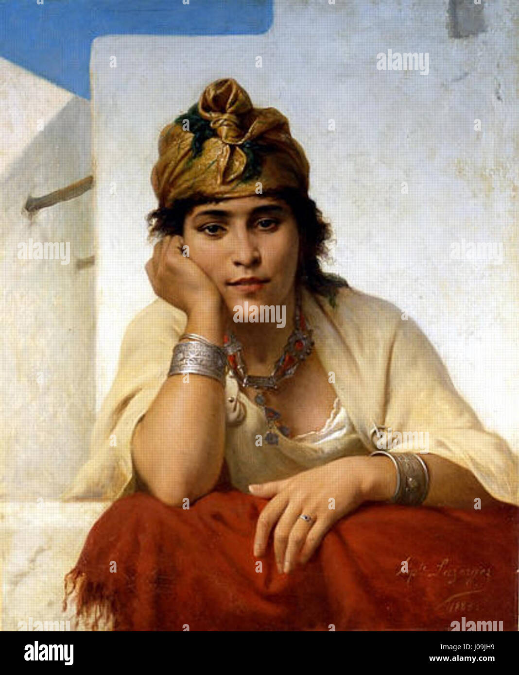 'Rêverie' is a painting that captures a moment of peaceful ...