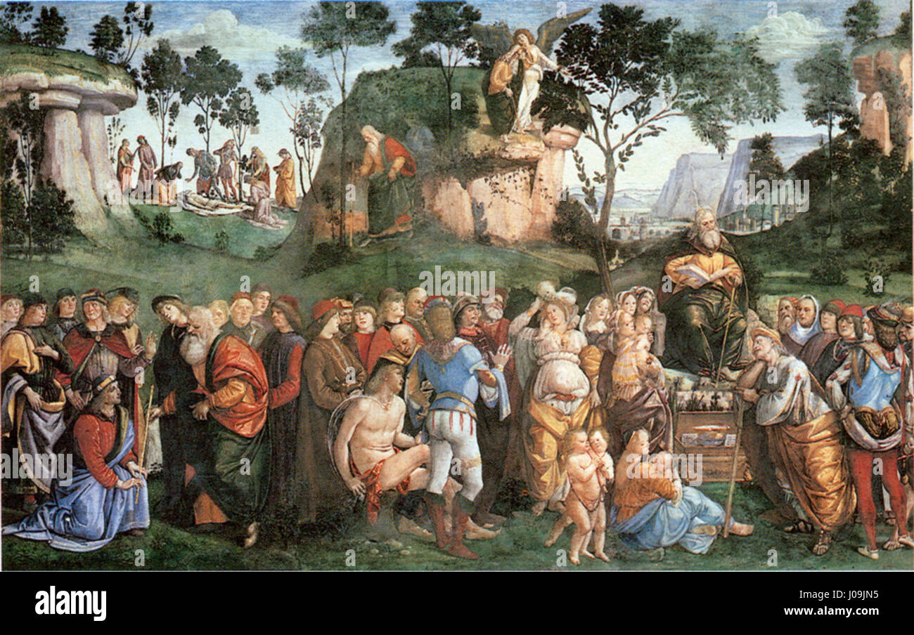 This painting by Luca Signorelli depicts the testament and death of ...