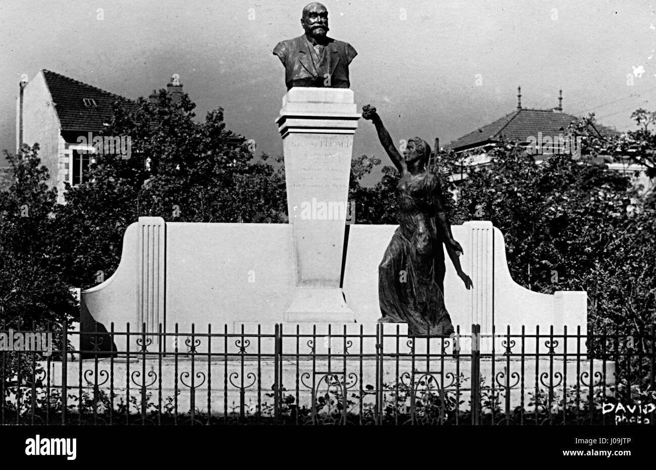 Statuebérard is a sculpture depicting a significant figure, crafted ...