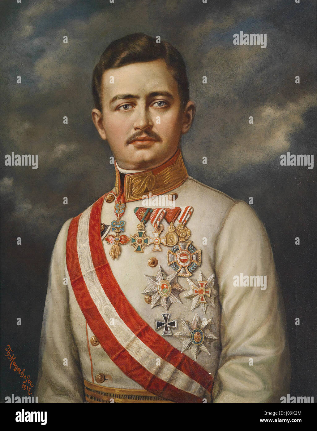 ‘Kaiser Karl I von Österreich’ by Theodor Mayerhofer, painted in 1917 ...