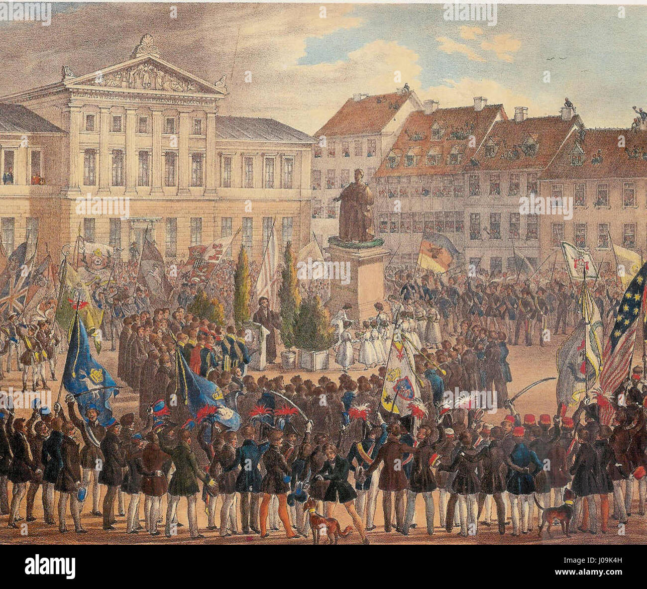 'Säkularfeier Denkmalsenthüllung 1837' refers to the unveiling of a ...