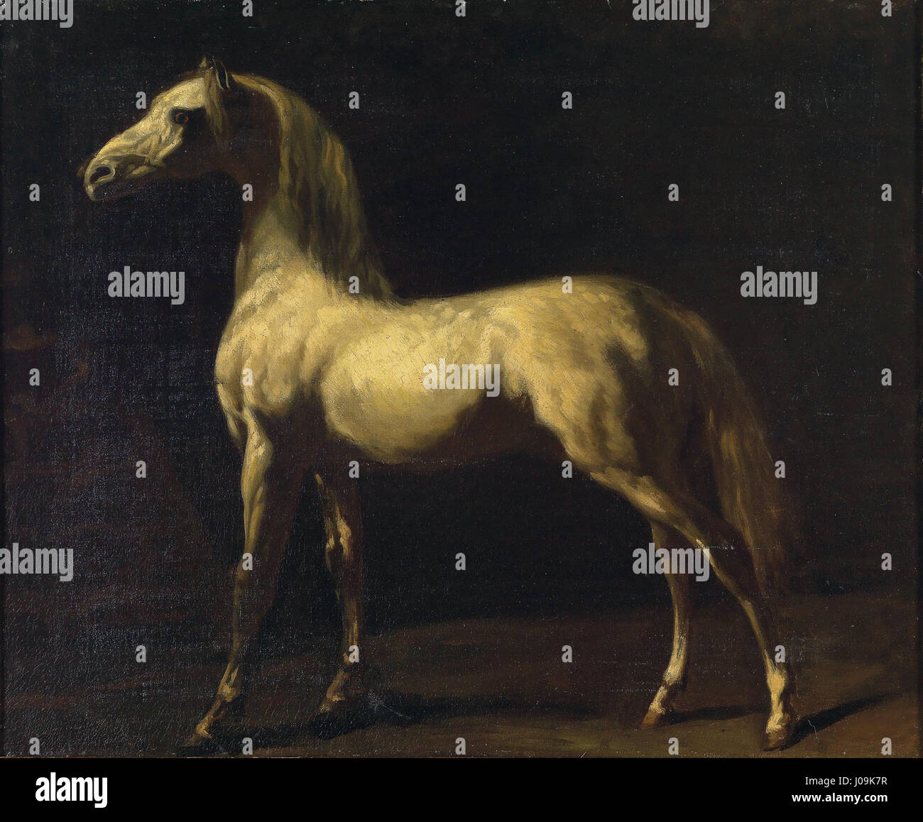 Théodore Géricault's workshop produced *Horse*, a powerful ...