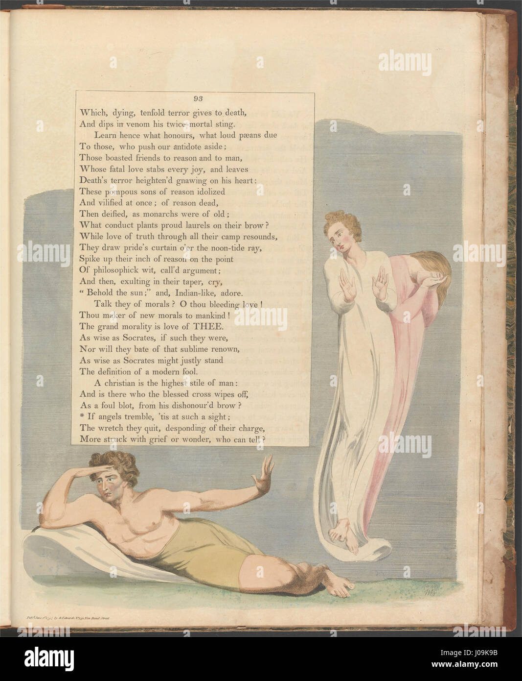 William Blake’s 'Young’s Night Thoughts, Page 93' explores profound themes of life, death, and ...