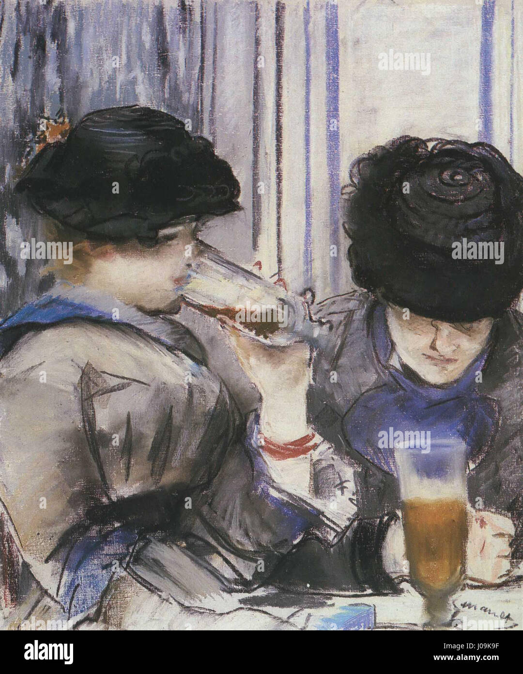 Édouard Manet's 'Buveuse de Bocks' (Drinker of Beer) is a famous ...