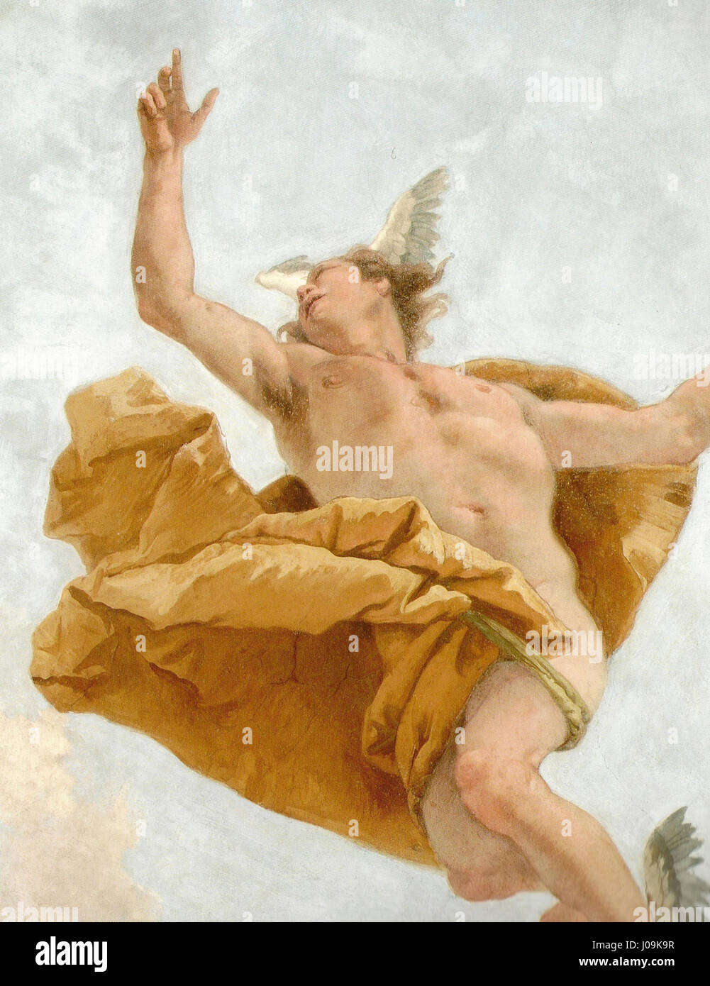 This detail from the ceiling fresco by Giovanni Tiepolo in the ...
