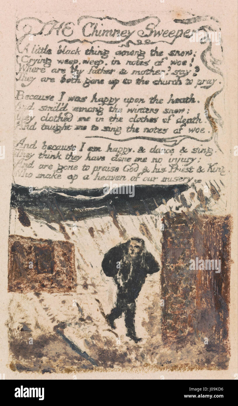 In *Songs of Innocence and of Experience*, Plate 45, William Blake’s ...