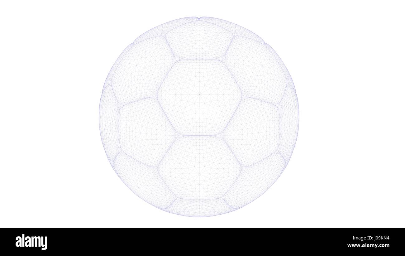 3d rendering of an outlined object Stock Photo - Alamy