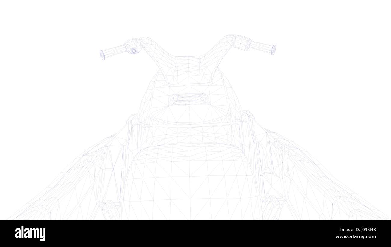 3d rendering of an outlined object Stock Photo - Alamy