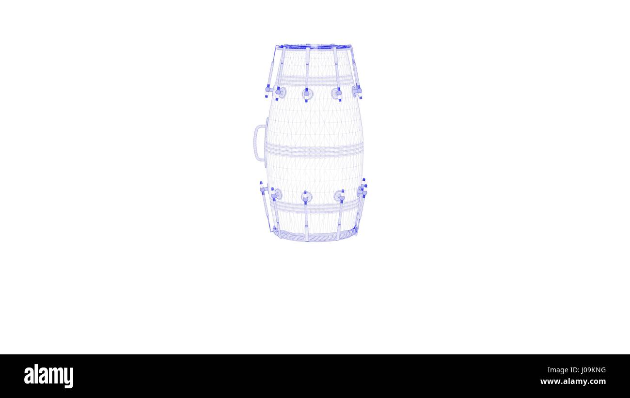 3d rendering of an outlined object Stock Photo - Alamy