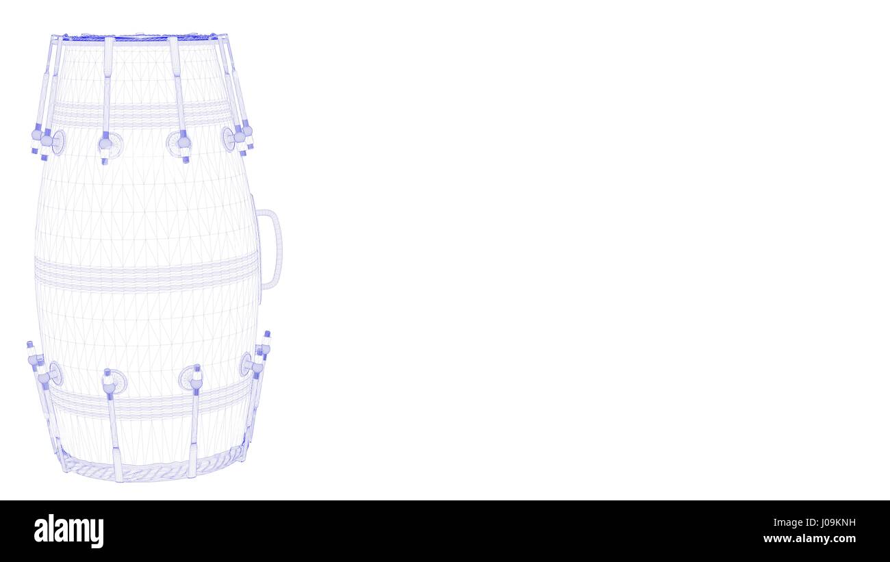 3d rendering of an outlined object Stock Photo - Alamy