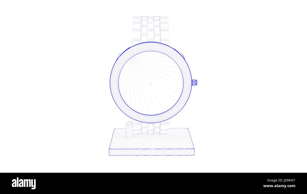 3d rendering of an outlined object Stock Photo - Alamy