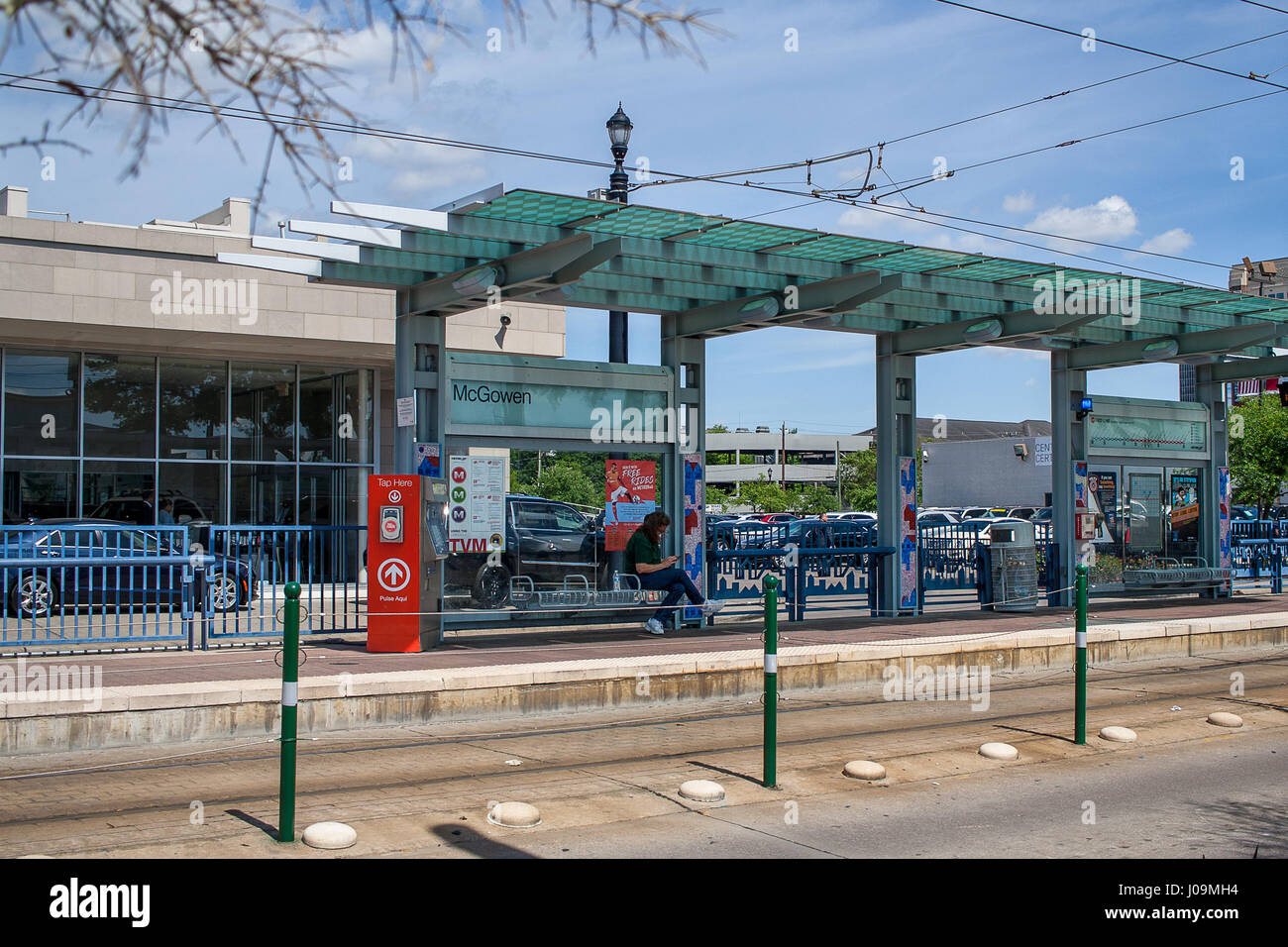 Houston metro rail hi-res stock photography and images - Alamy