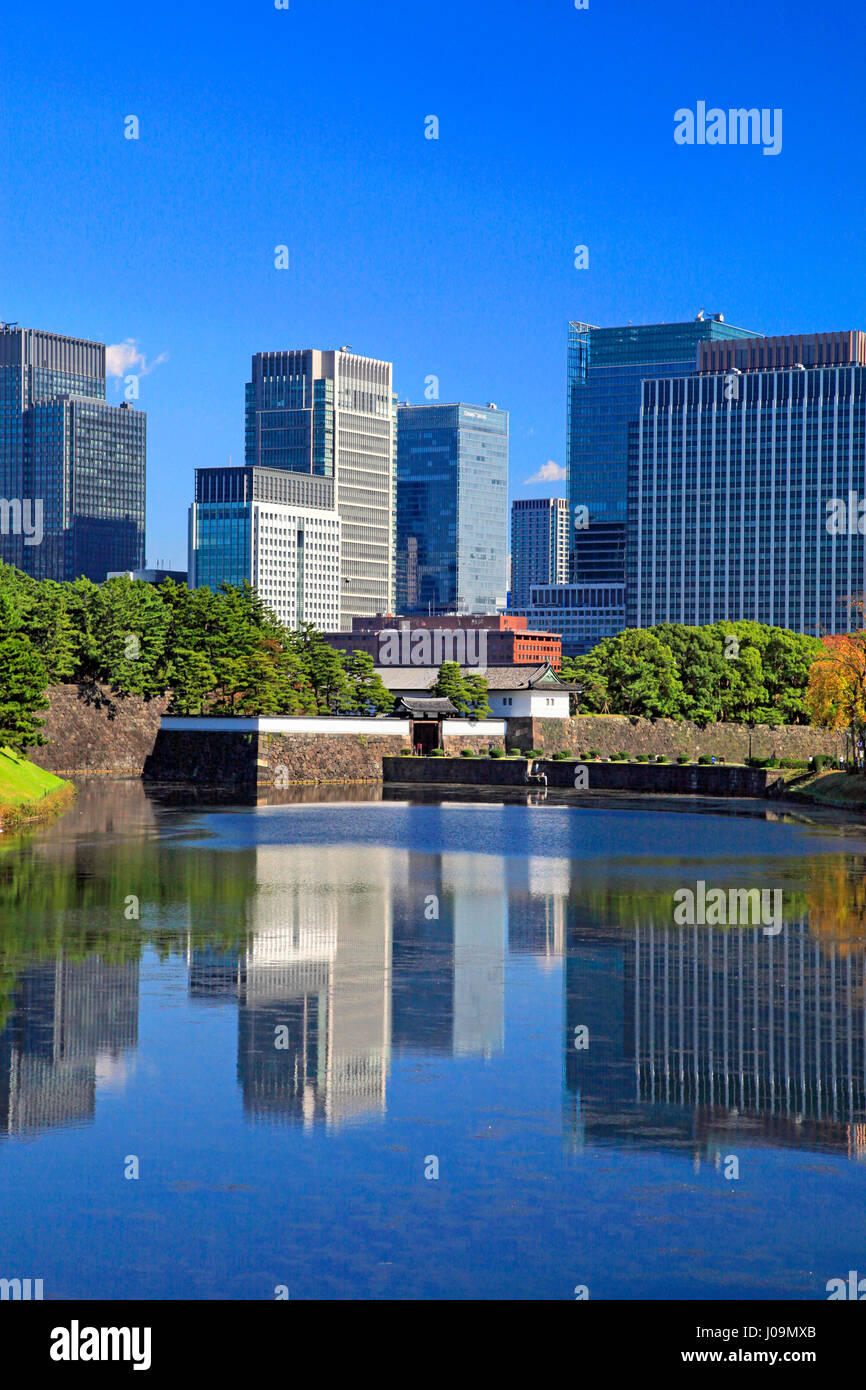 Imperial Palace and Office Buildings Tokyo Japan Stock Photo - Alamy