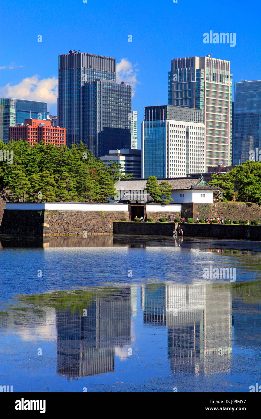 Imperial Palace and Office Buildings Tokyo Japan Stock Photo - Alamy