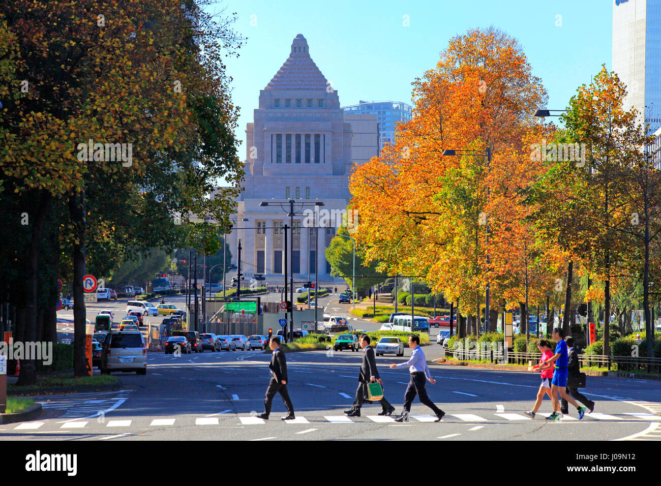 National Diet Building Tokyo Japan Stock Photo - Alamy