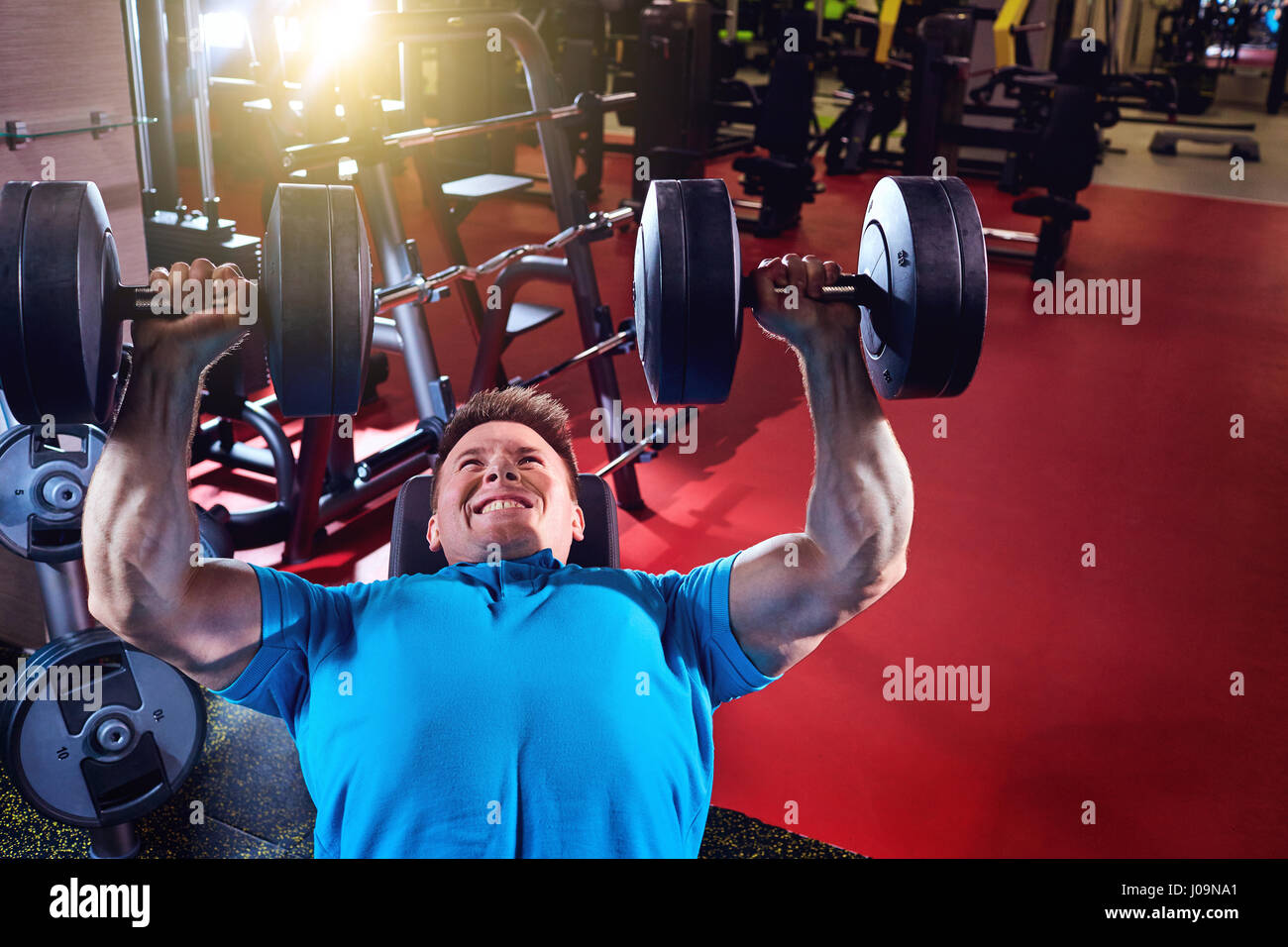Dumbbell lifts hi-res stock photography and images - Alamy