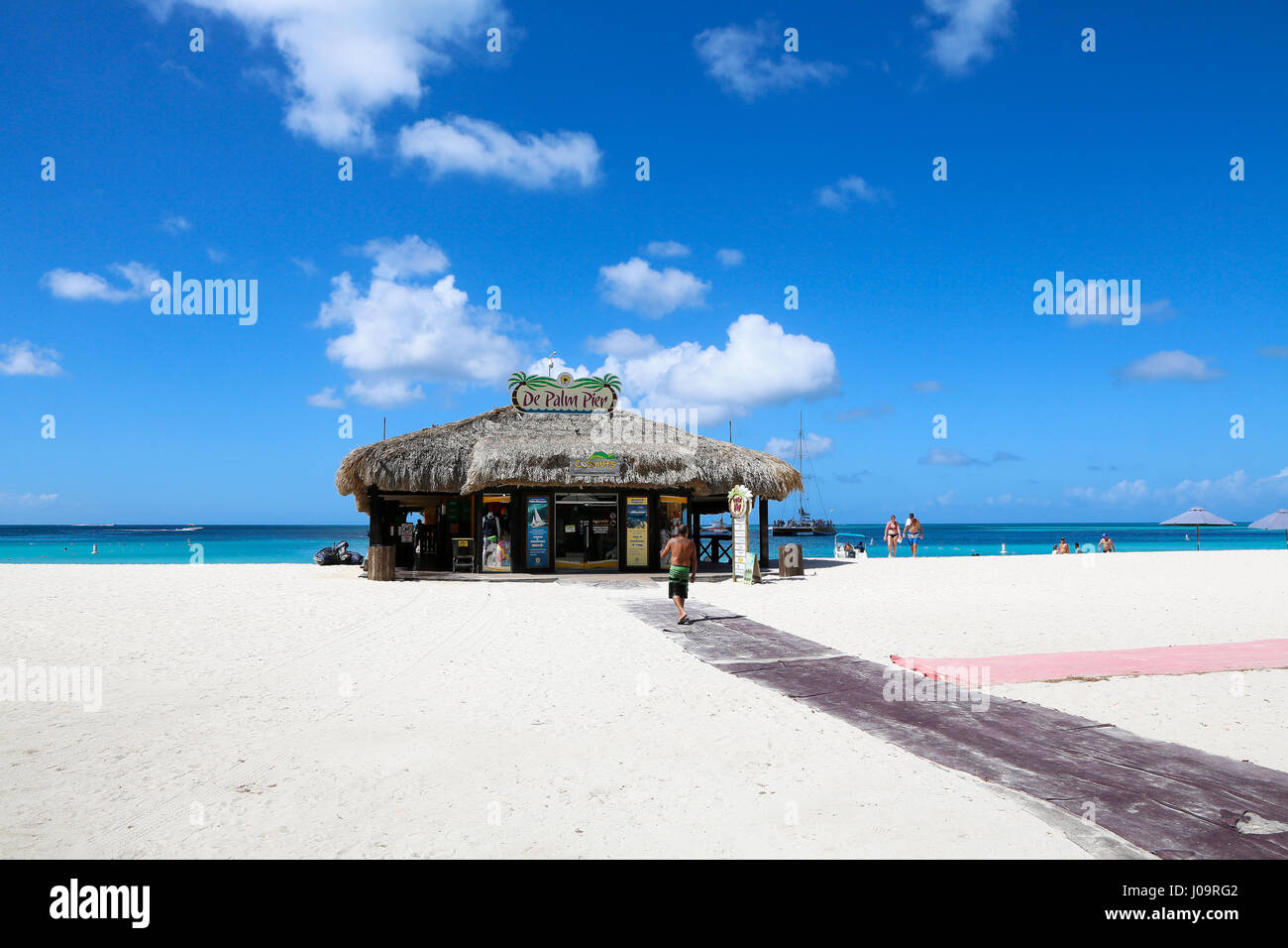 The best beaches of Aruba; Palm Beach: Bugaloo Watersport op Palm Beach ...