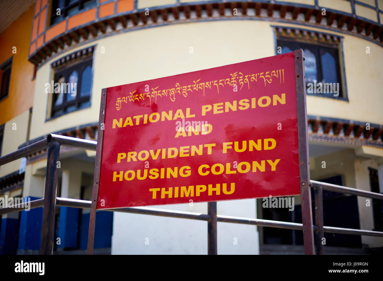 National pension and provident fund housing colony thimphu hi-res stock ...