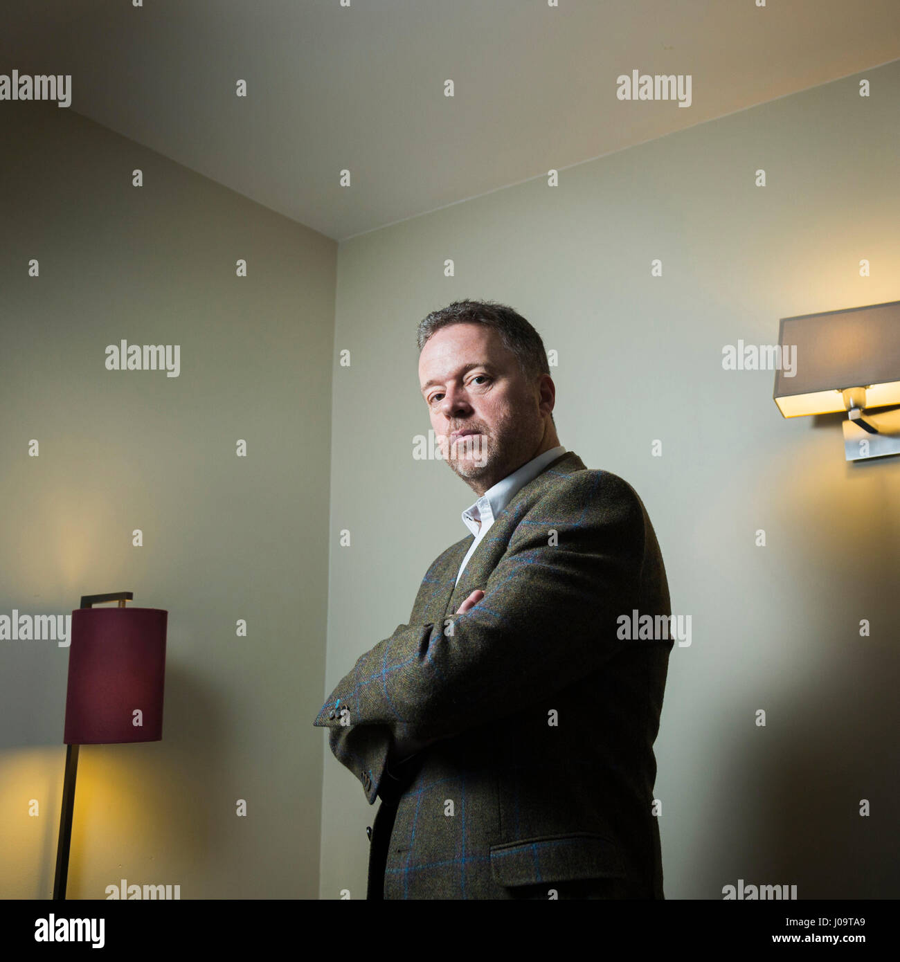 Portrait of S. K. (S. K) Tremayne (pen name of Sean Thomas, journalist ...