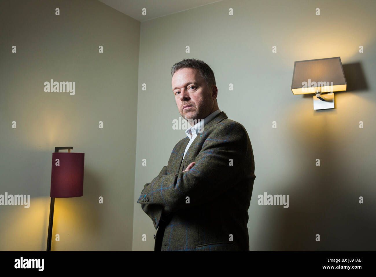 Portrait of S. K. (S. K) Tremayne (pen name of Sean Thomas, journalist ...