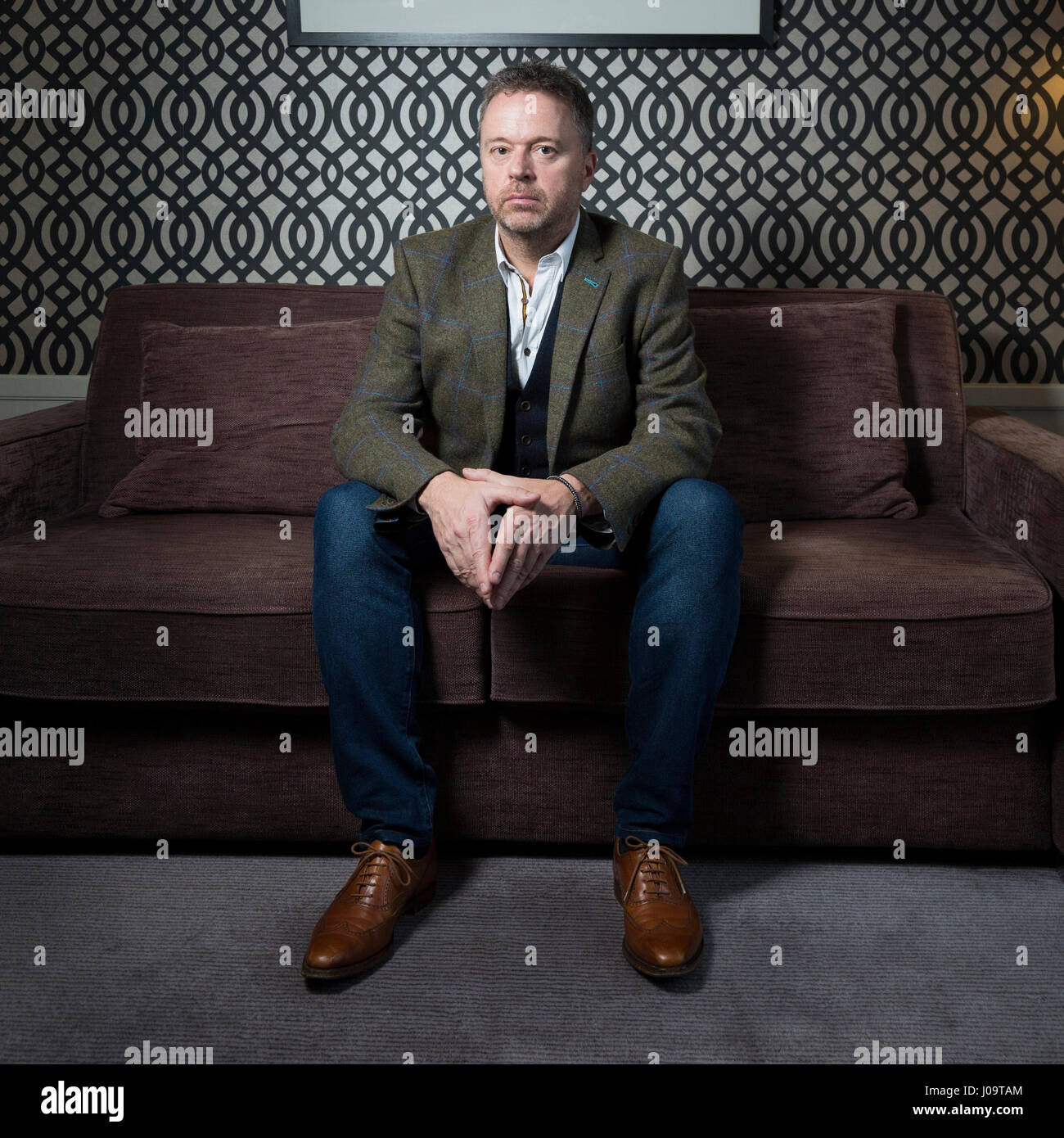 Portrait of S. K. (S. K) Tremayne (pen name of Sean Thomas, journalist ...