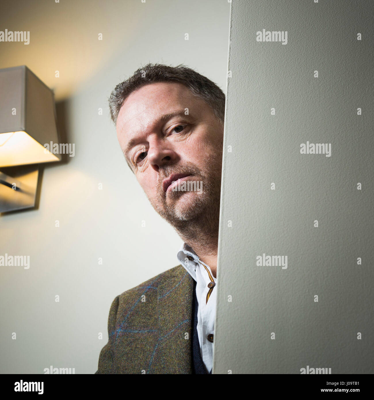 Portrait of S. K. (S. K) Tremayne (pen name of Sean Thomas, journalist ...