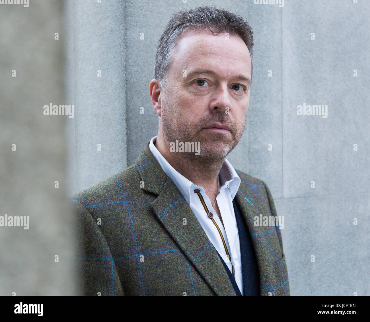 Portrait of S. K. (S. K) Tremayne (pen name of Sean Thomas, journalist ...