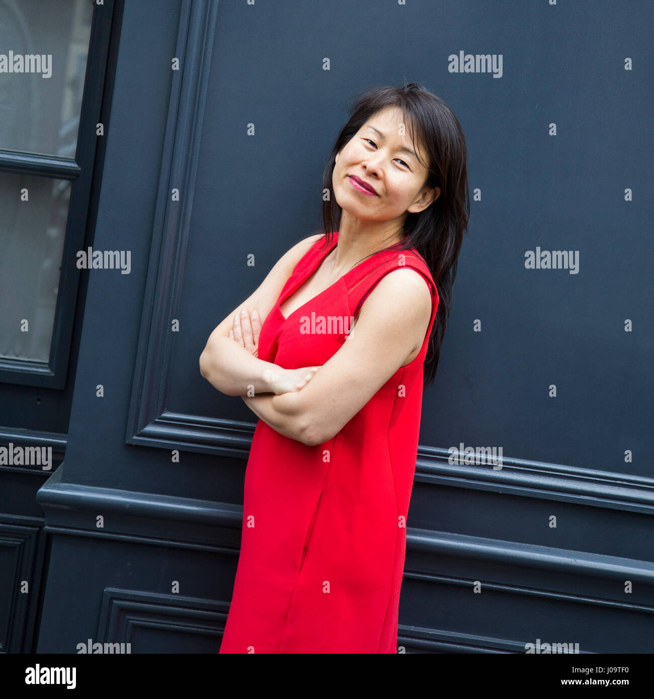 Portrait of Kim Thuy (born Kim Thuy Ly Thanh) 09/05/2016 ©Philippe ...