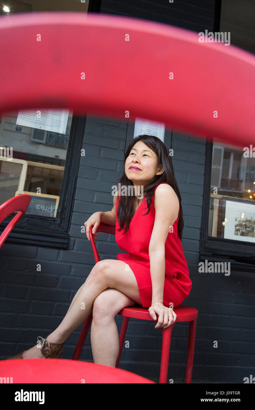 Portrait of Kim Thuy (born Kim Thuy Ly Thanh) 09/05/2016 ©Philippe ...