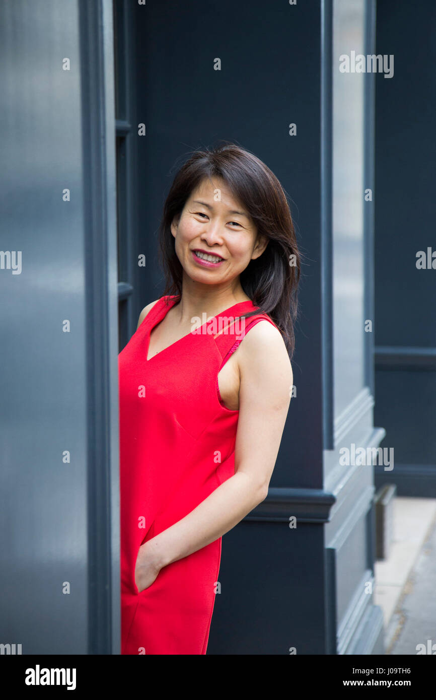 Portrait of Kim Thuy (born Kim Thuy Ly Thanh) 09/05/2016 ©Philippe ...