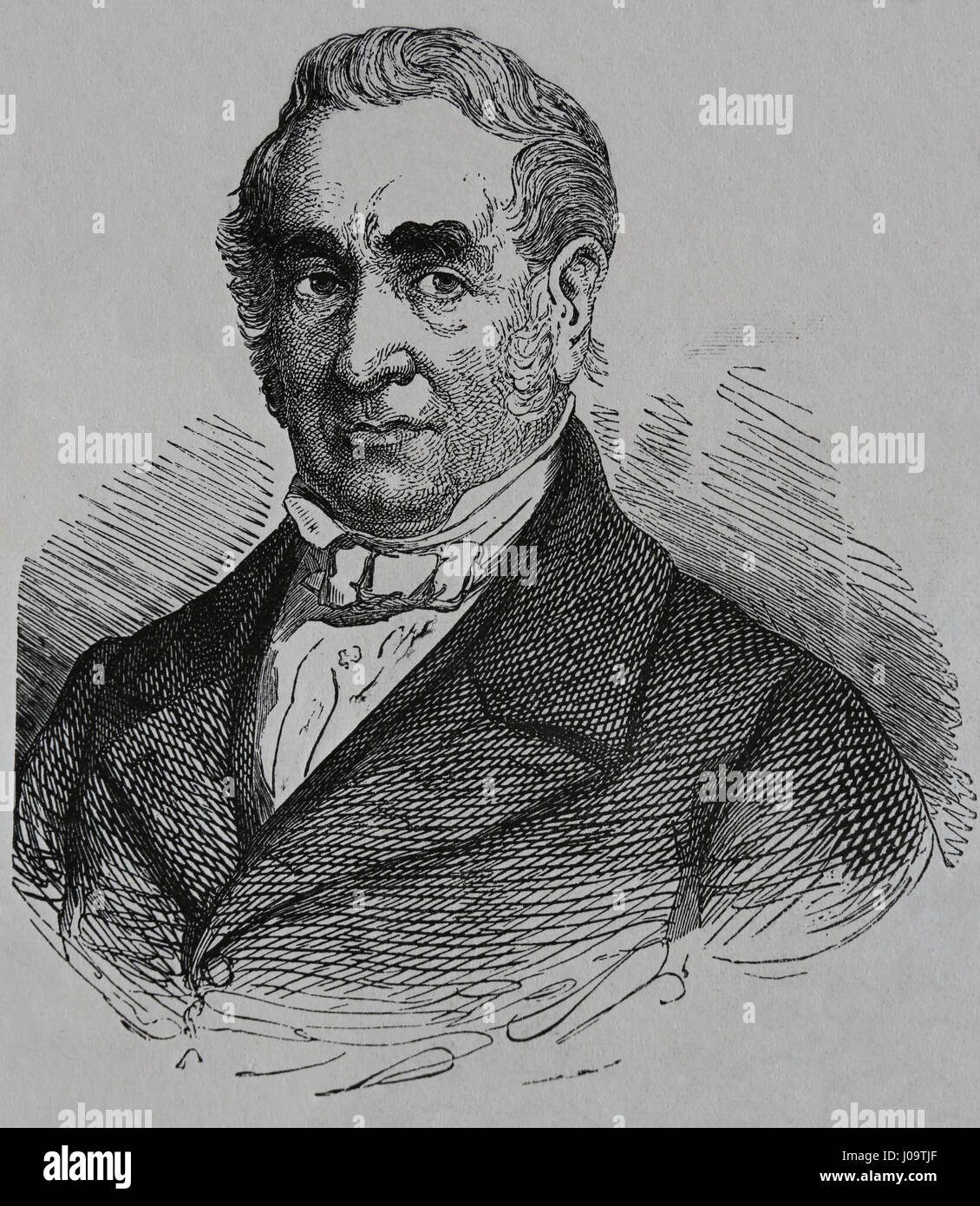 George Stephenson (1781-1848). English engineer. Fathers of Railways ...