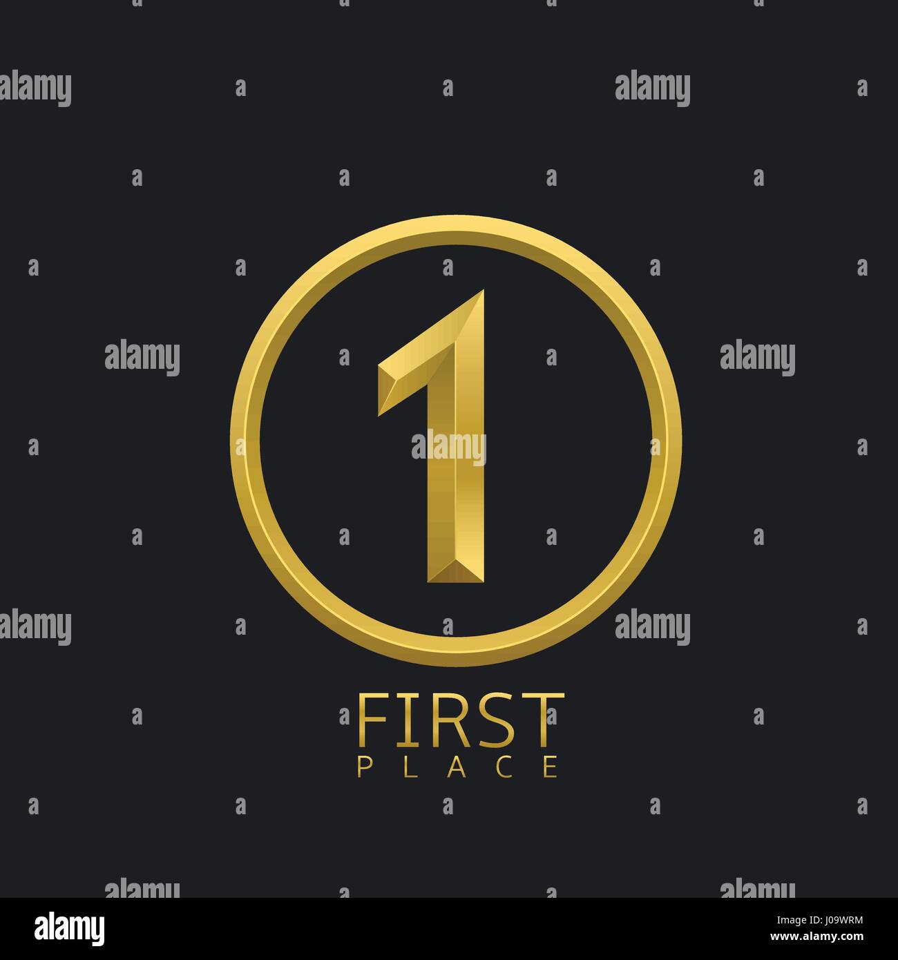 First place icon Stock Vector Image & Art - Alamy