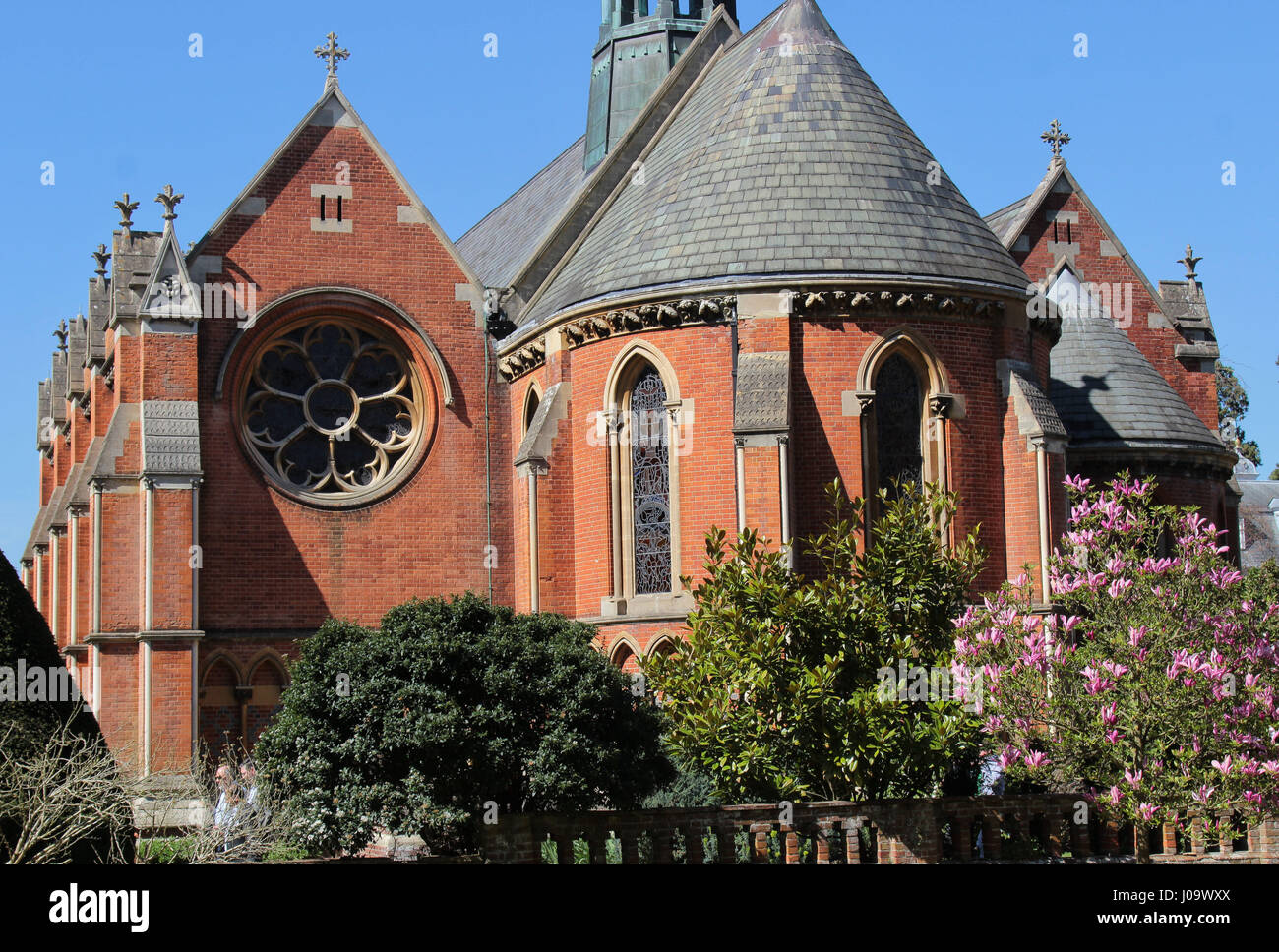 The Chapel (built 1863) at Wellington College, Crowthorne, Royal ...
