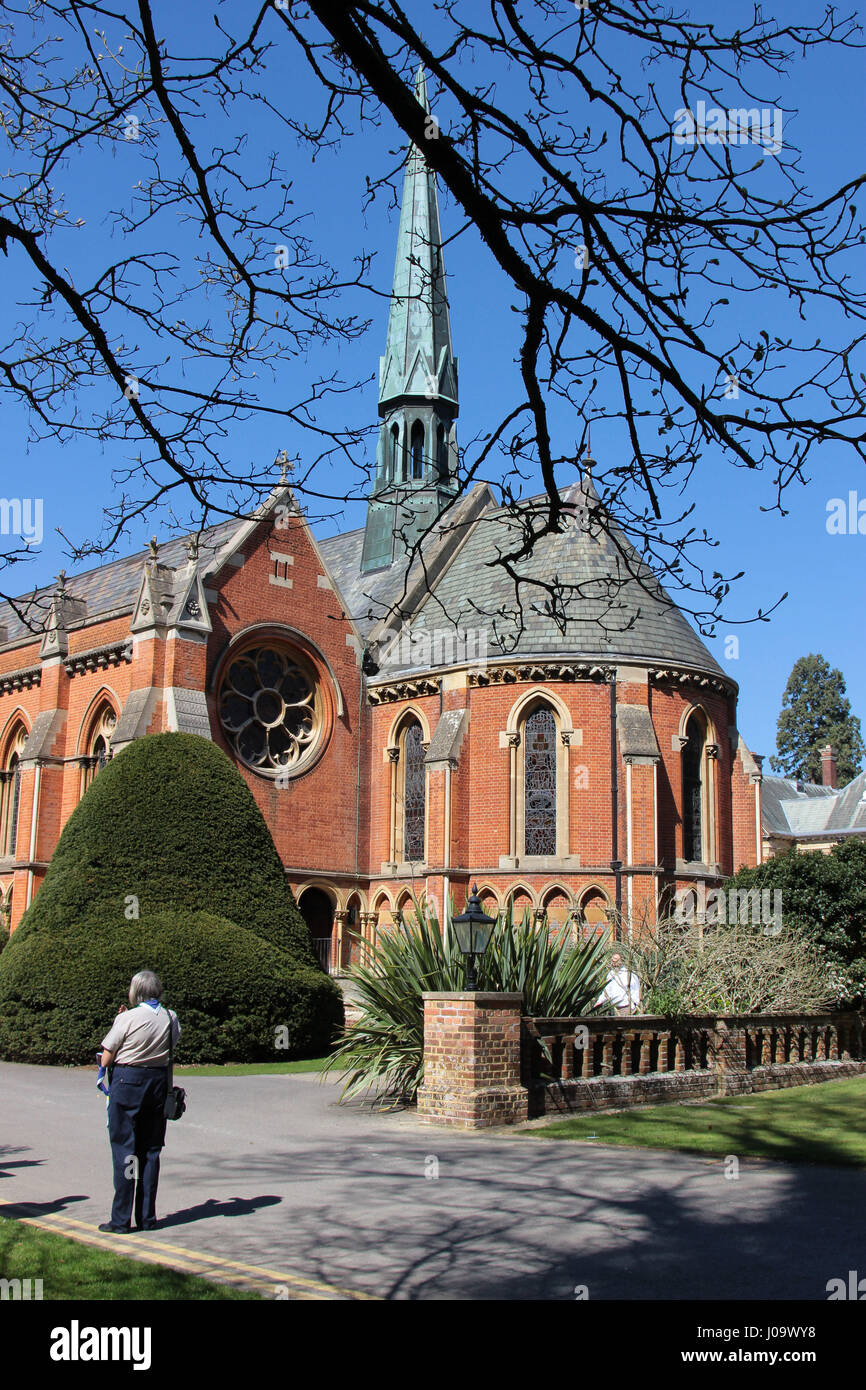 The Chapel (built 1863) at Wellington College, Crowthorne, Royal ...