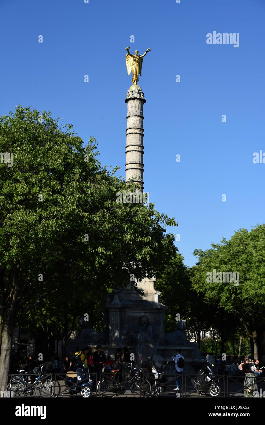 Colonne du Chatelet, Paris, France, Europe Stock Photo - Alamy