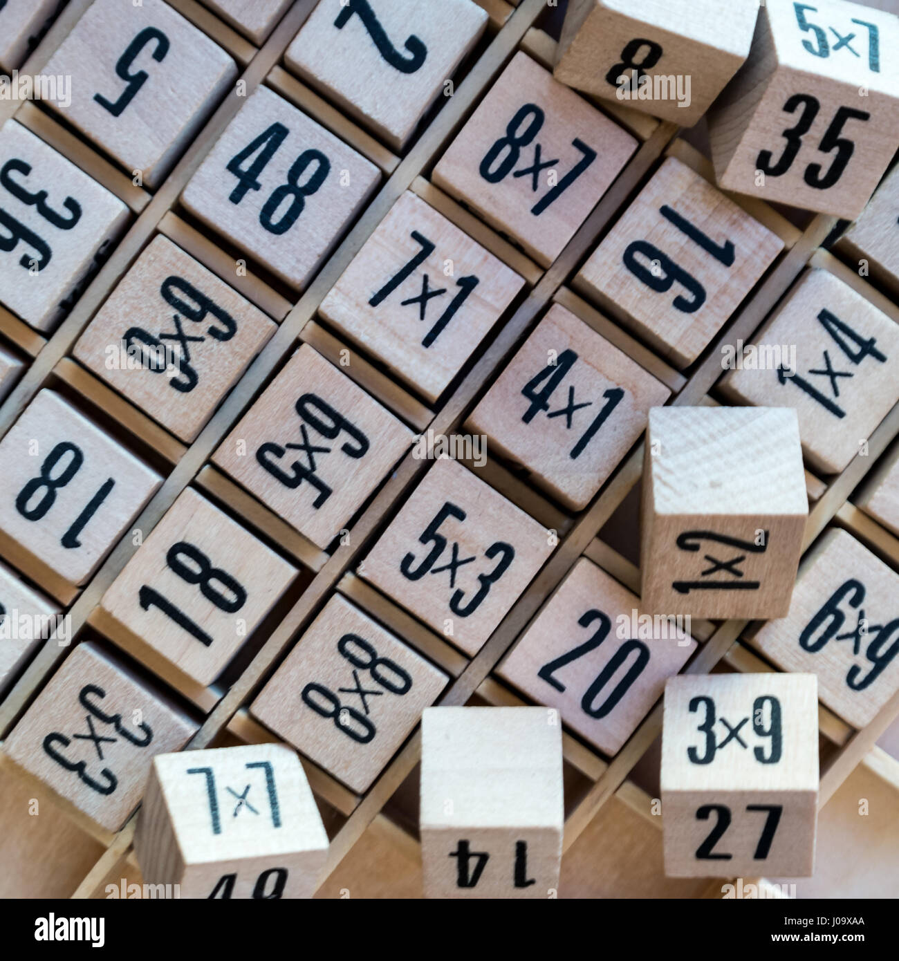 Multiplication tables hi-res stock photography and images - Alamy