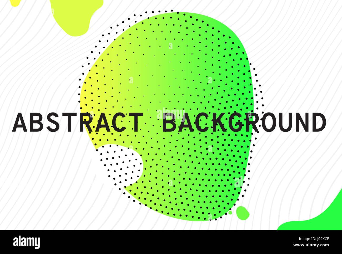 Green dotted line abstract background Stock Vector Images - Alamy