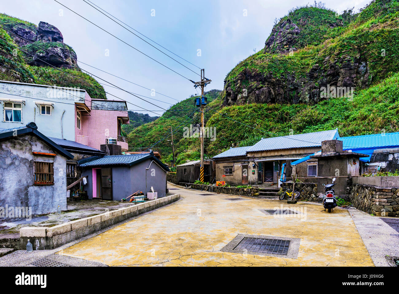 Village in the countryside of Taiwan Stock Photo - Alamy
