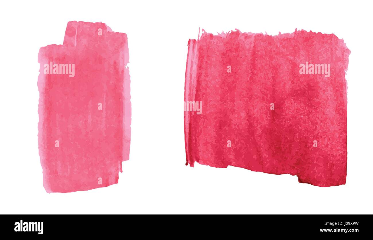 Vector set of paint brush strokes in random shapes Stock Vector Image ...