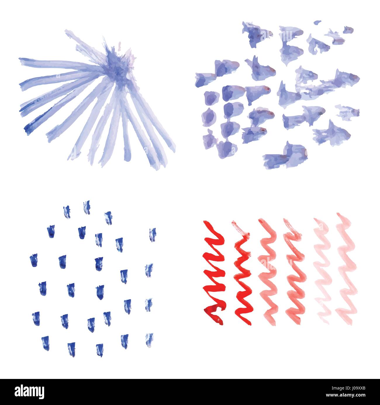 Vector set of various paint designs Stock Vector Image & Art - Alamy